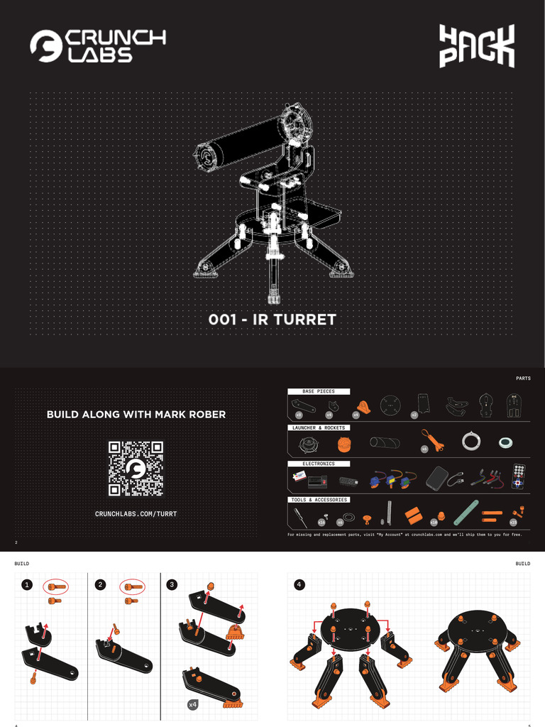 Mark Rober IR Turret Build Guide | PDF | Gun Turret | Infrared