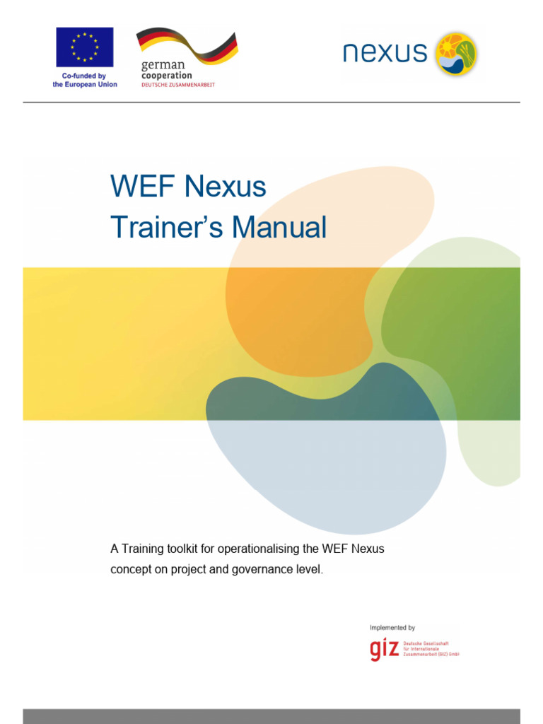 Final_WEF_Nexus_Trainers-manual_EN | PDF | World Economic Forum | Learning