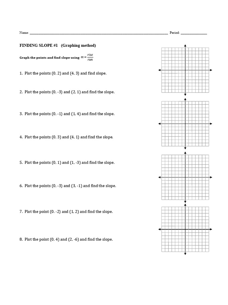 Slope Calculation Methods Guide | PDF