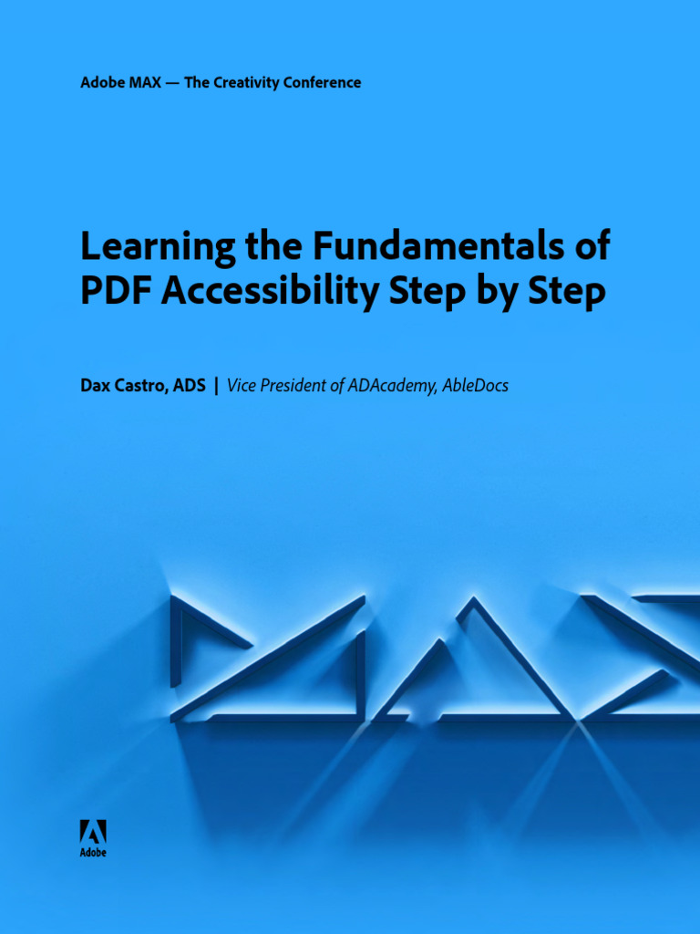 Fundamentals of PDF Accessibility | PDF | Tag (Metadata) | Html Element