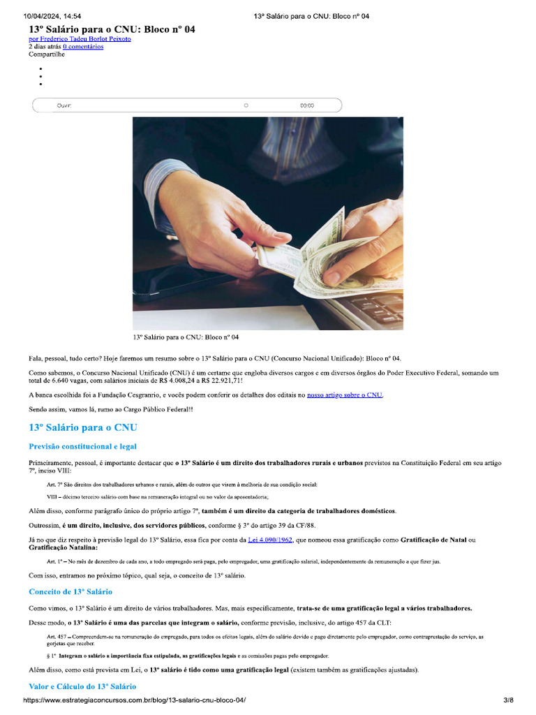 ARTIGO 13 salario | PDF