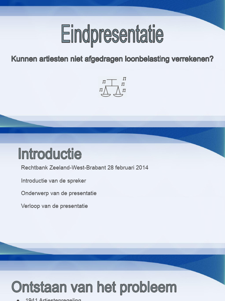 eind presentatie | PDF