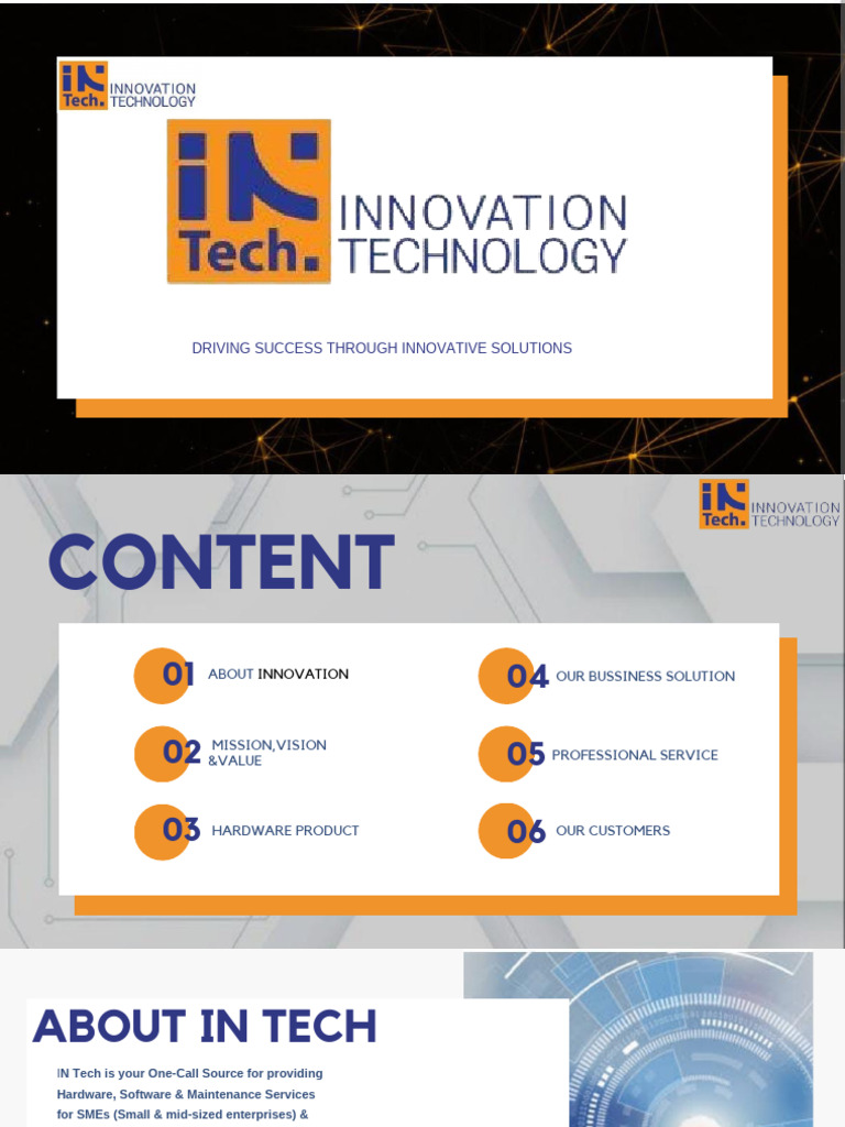 Innovation Technology Profile - 2023 | PDF | Cloud Computing | Security