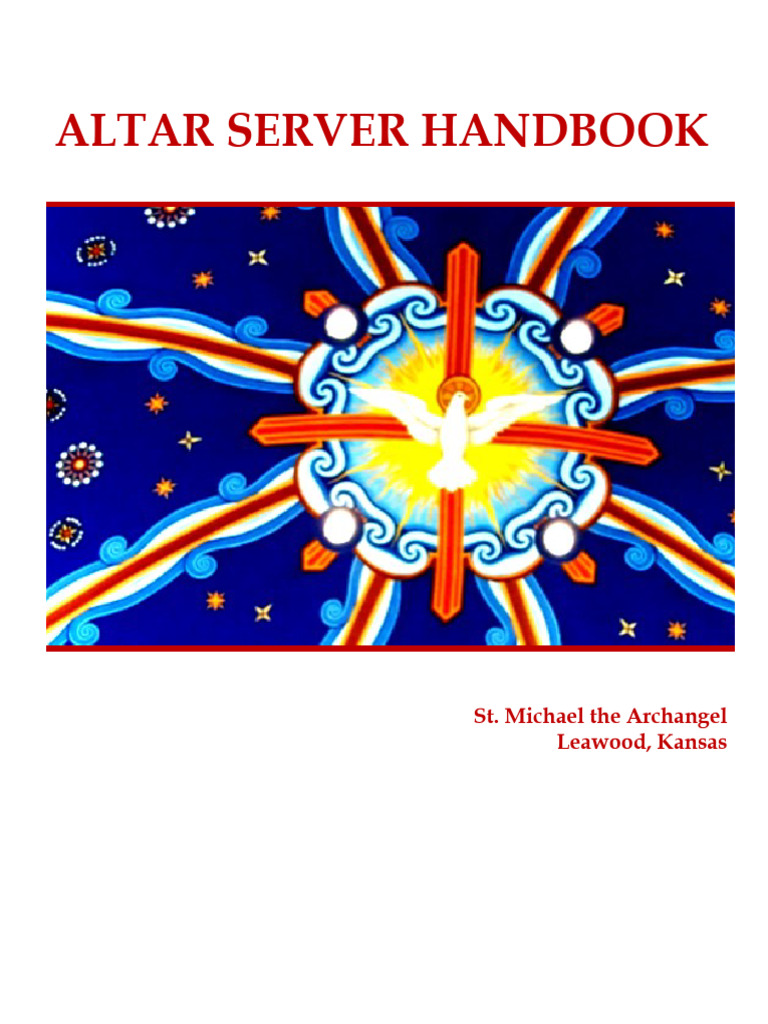 Altar Server Training Booklet | PDF | Eucharist | Lord's Prayer