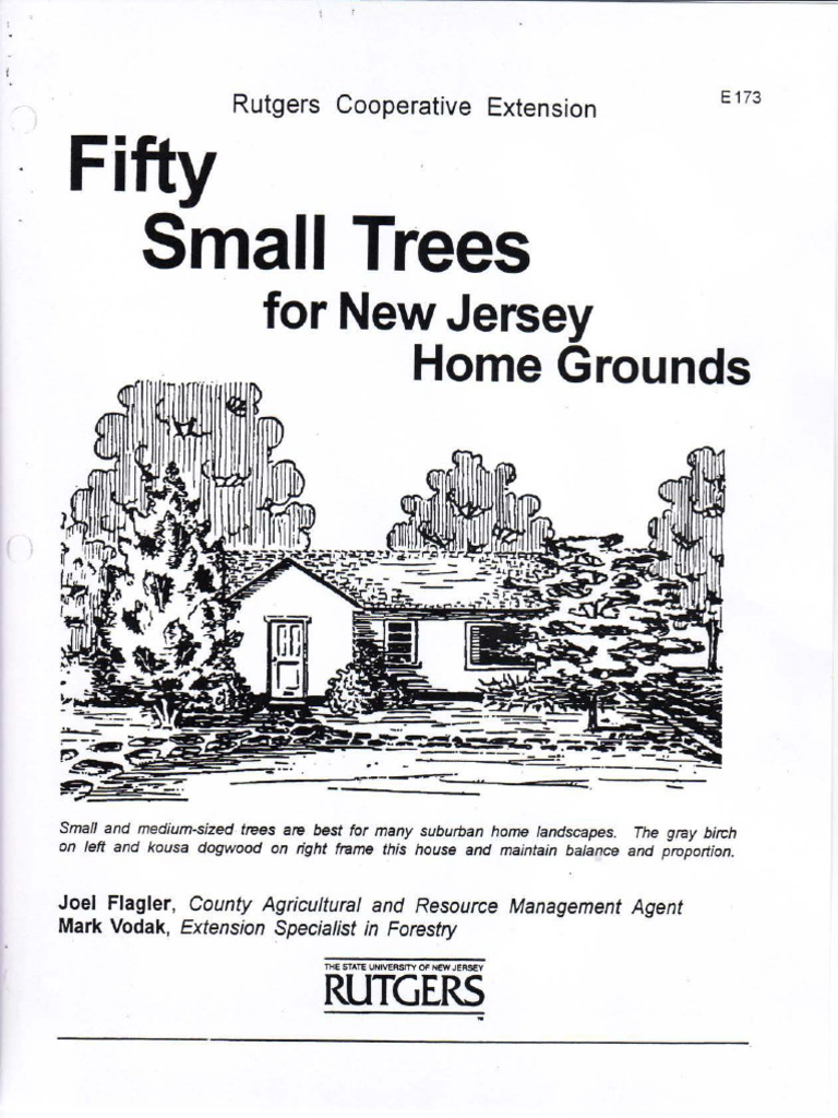 50 Small Trees for New Jersey Landscapes | PDF | Mali | Trees