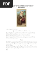 Prayer To ST - Benedict | PDF