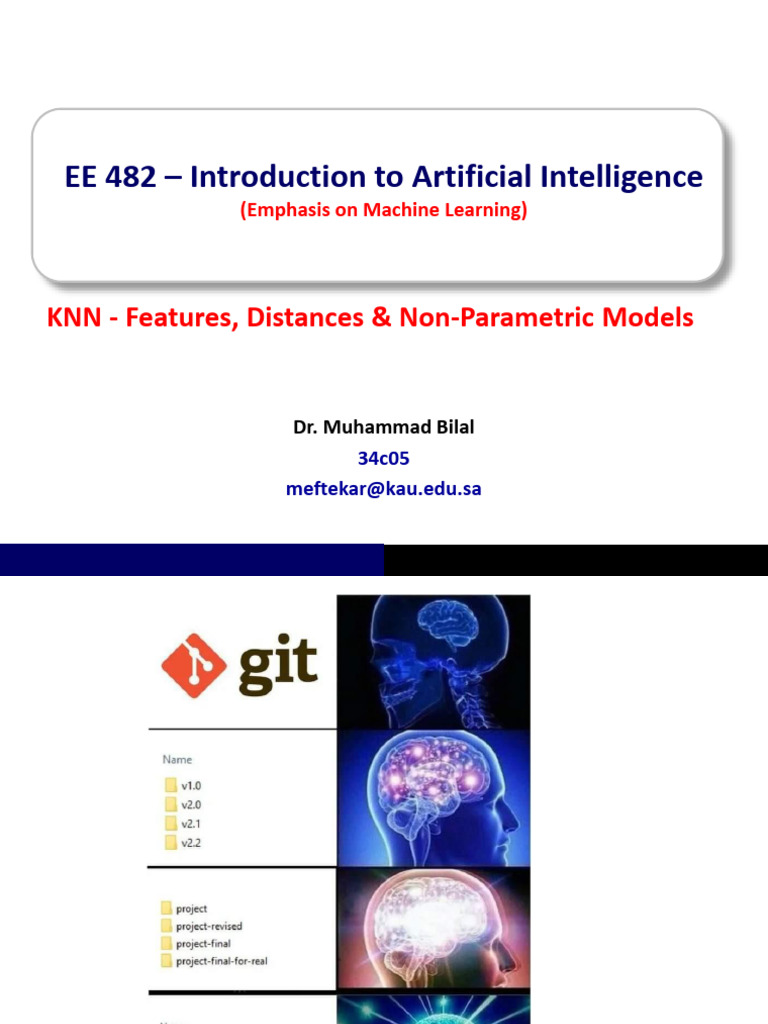 T6- KNN - Features, Distances & Non-Parametric Models | PDF ...