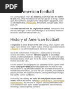Football For Dummies | PDF | Gridiron Football | American Football