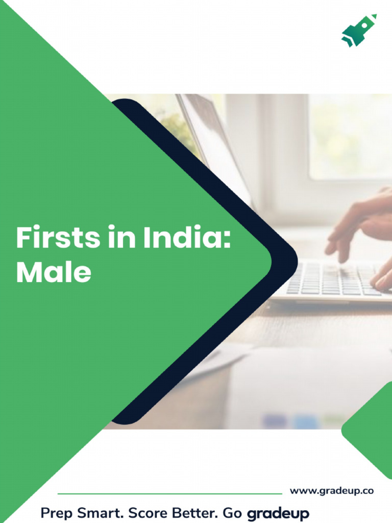 First in India Male English-60 | PDF | Government Of India