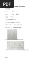 Grade 1 Term 1 Exams 2025 PDF | PDF | Learning | Human Communication