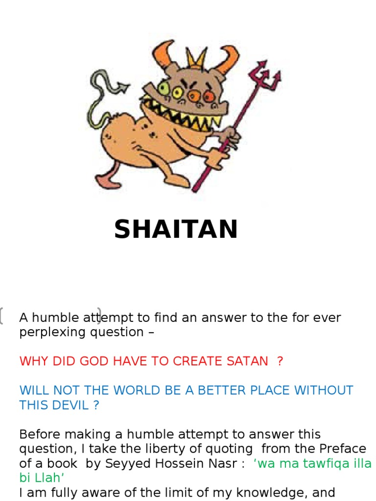 Shaitan | PDF | Satan | Devil