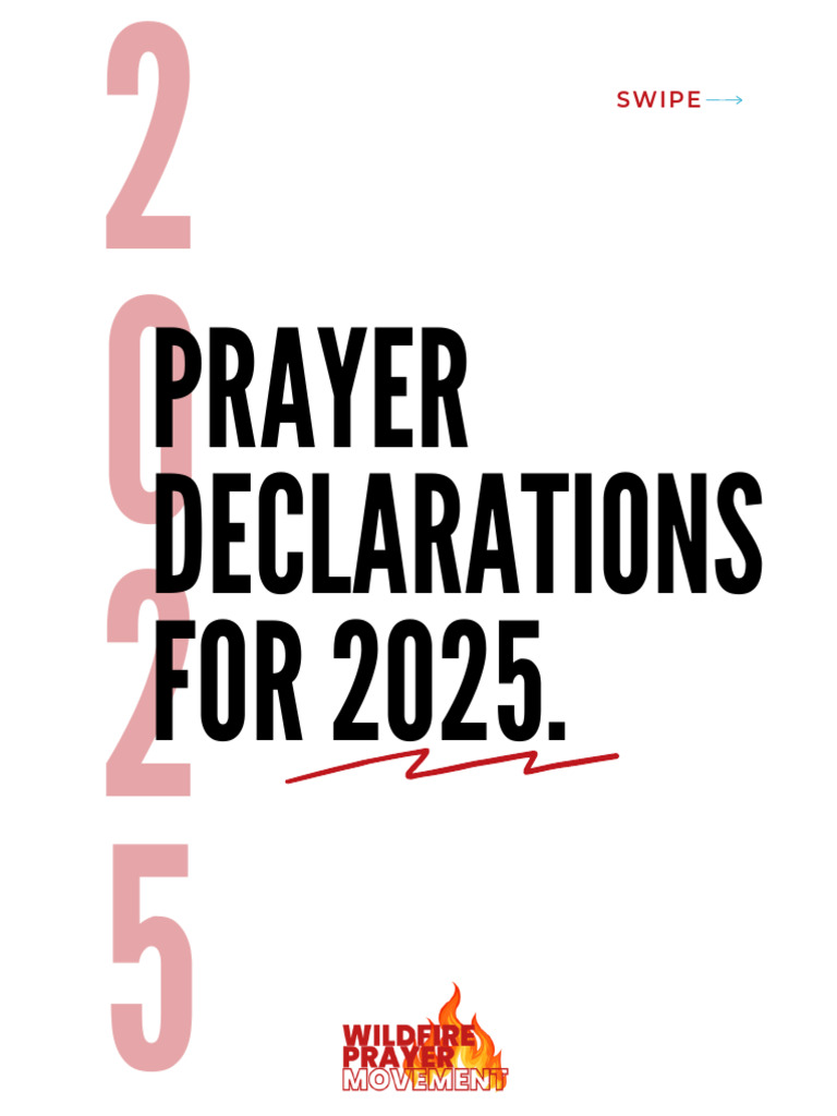 Prayer Declarations For The New Year PDF | PDF | Jesus | Assurance ...