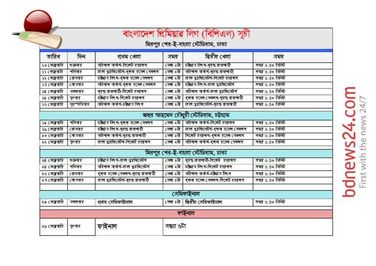 BPL Fixture 2012 | PDF | Language Arts & Discipline