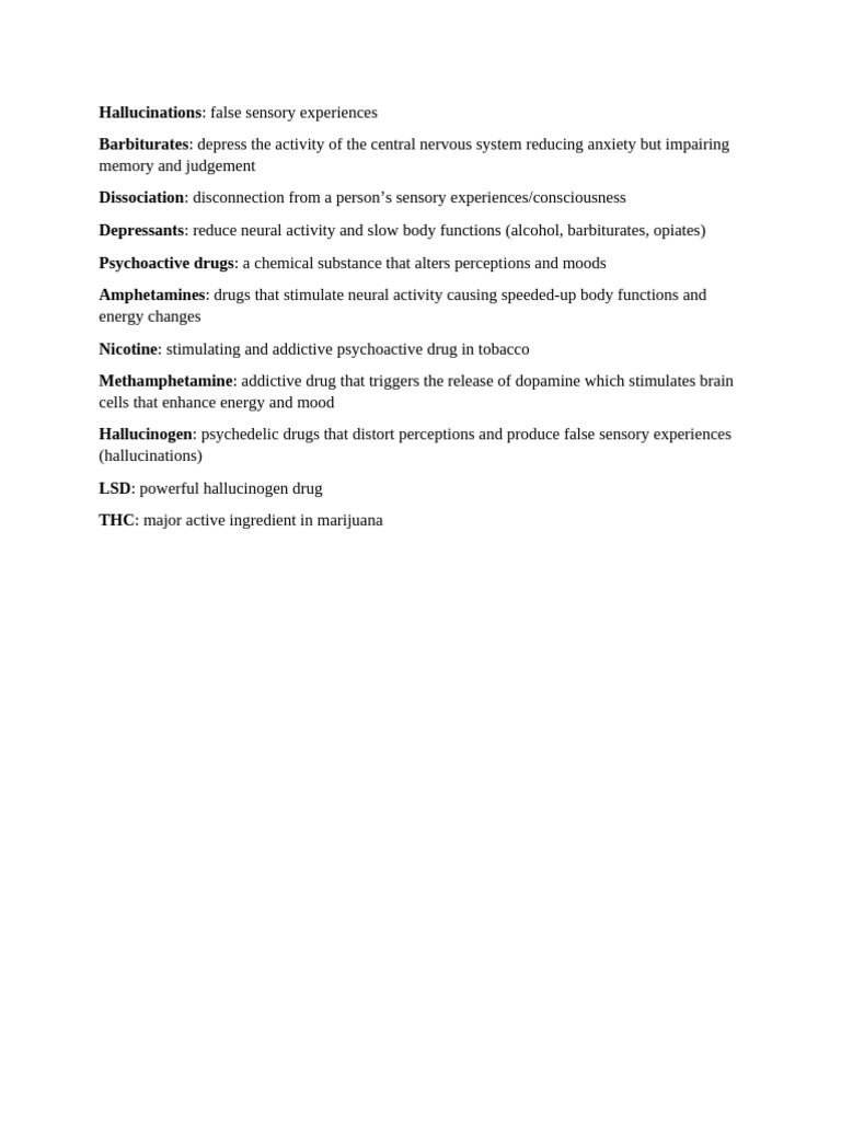 Ch 3 Bolded Terms | PDF