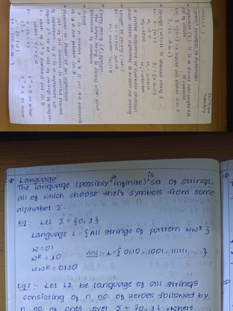Toc - Mse 1 - Notes | PDF