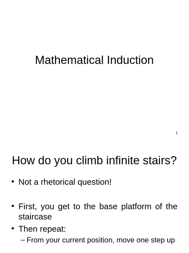 ch5 Mathematical Induction | PDF | Mathematics | Mathematical Logic