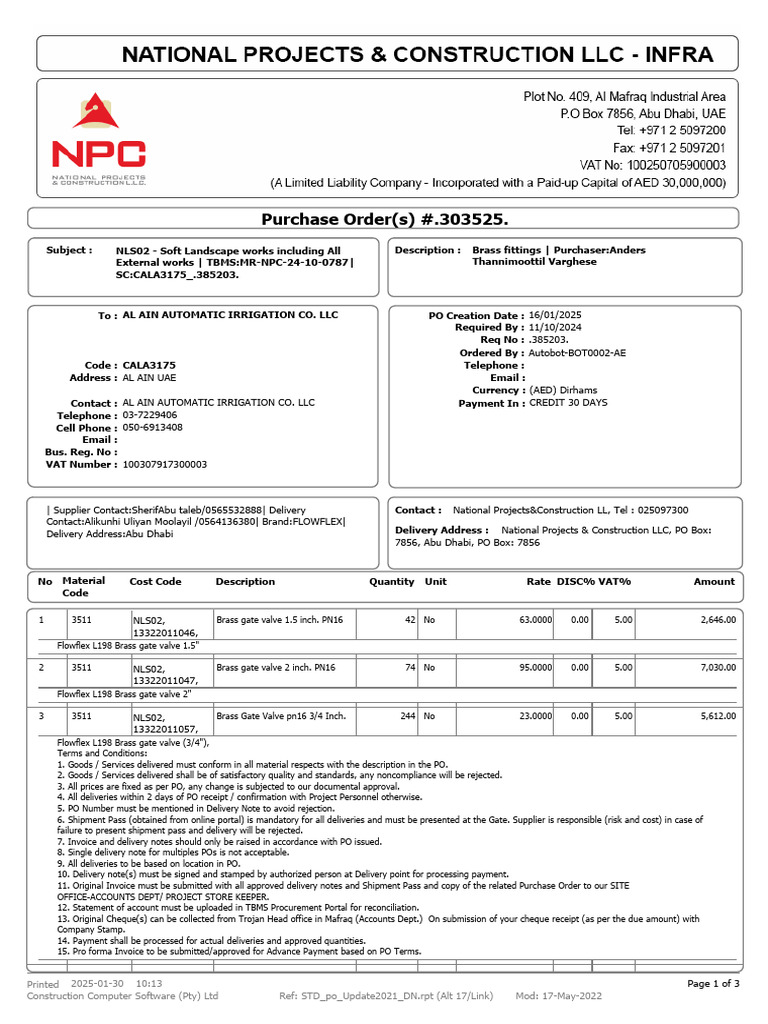 LPO 303525 | PDF | Business