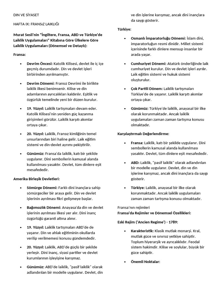 Din Ve Si̇yaset | PDF