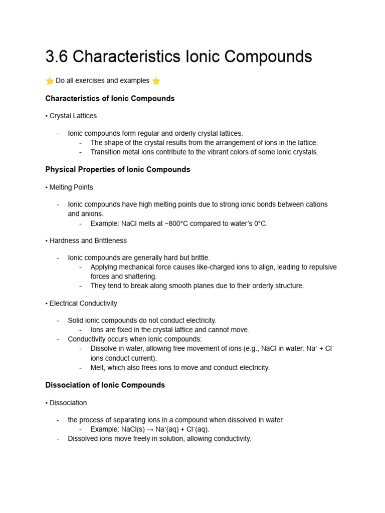 3.6 Characteristics Ionic | PDF