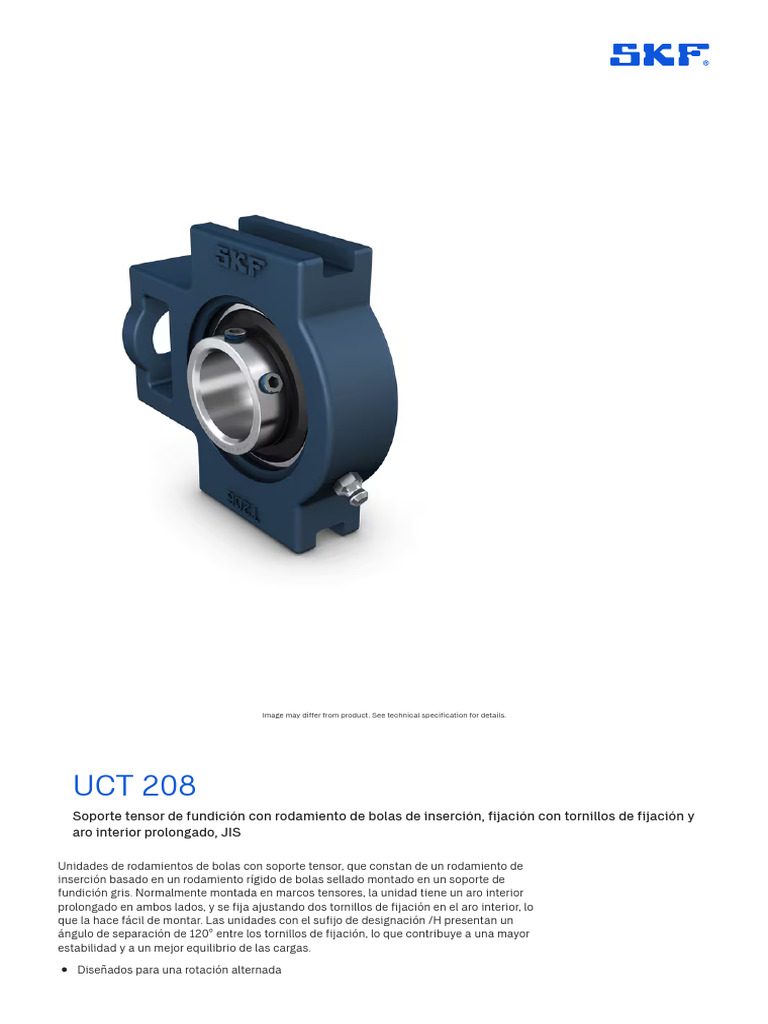 Soporte Tensor con Rodamiento de Bolas | PDF | Tornillo | Red mundial