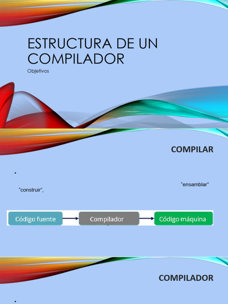 Estructura de Un Compilador | PDF | Compilador | Programa de computadora