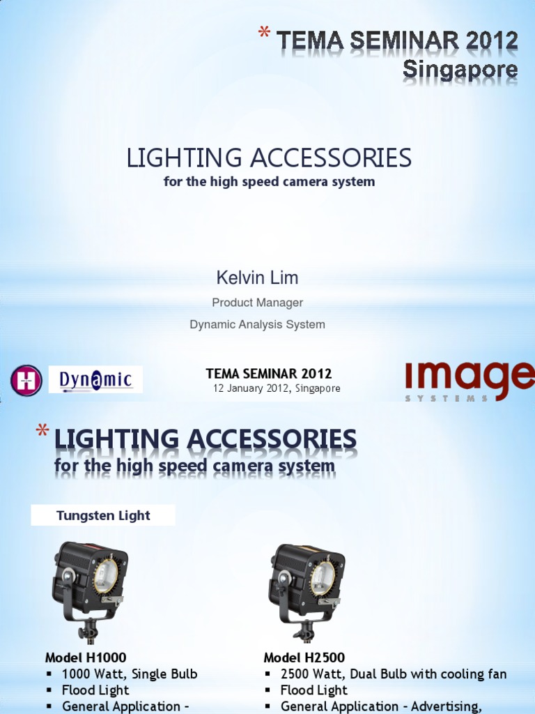 Lighting Options for High Speed Photography: A Review of Tungsten, LED ...