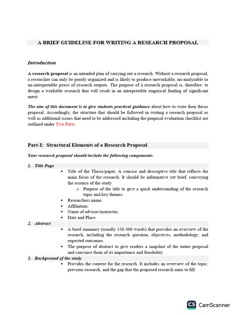 Research Proposal Writing Guidelines | PDF | Statistics | Methodology