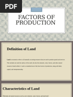 TOPIC 1 factors of production -1 | PDF | Labour Economics | Interest