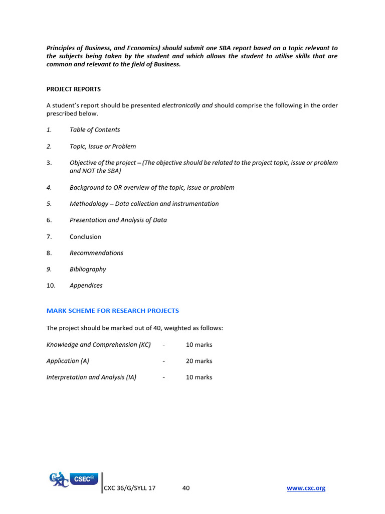 SBA Outline | PDF | Data | Methodology