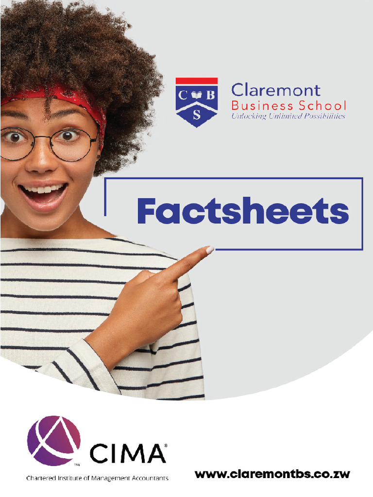 Factsheet Cima Cbs | PDF | Management Accounting | Accounting