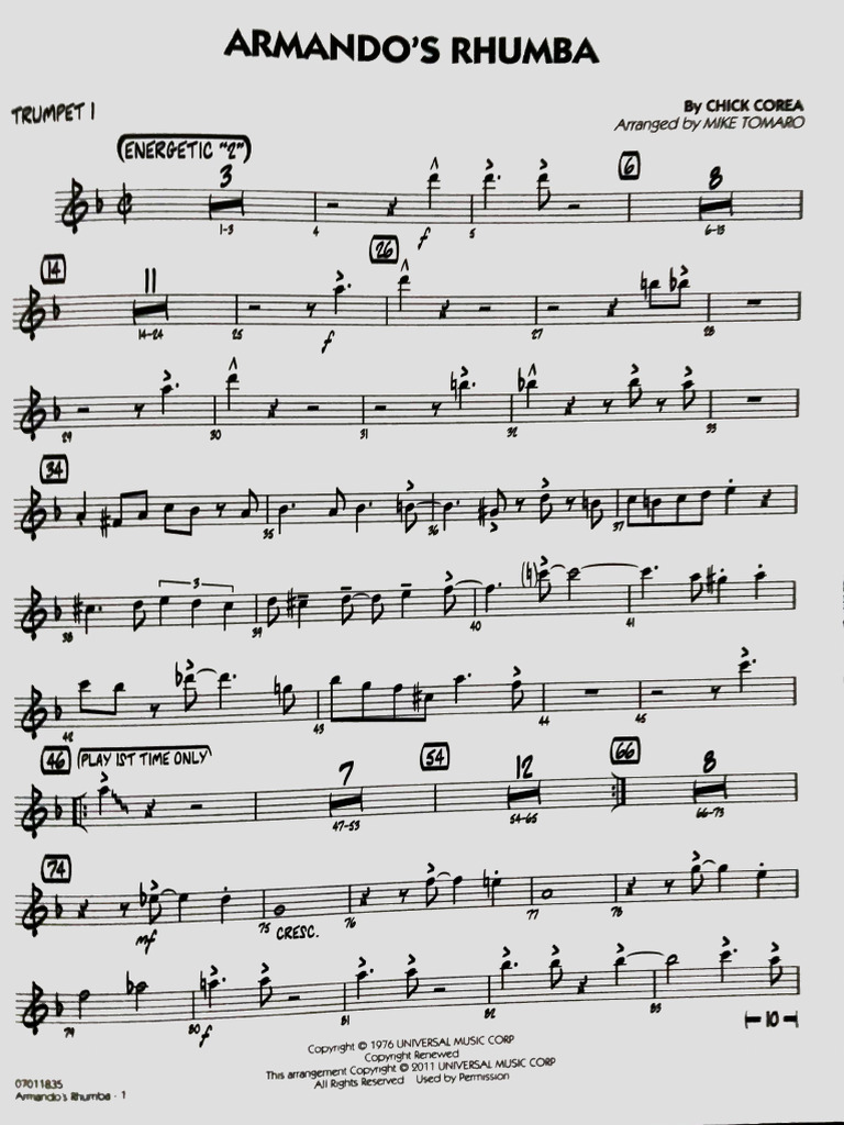 Armandos Rhumba tpt1-4 | PDF