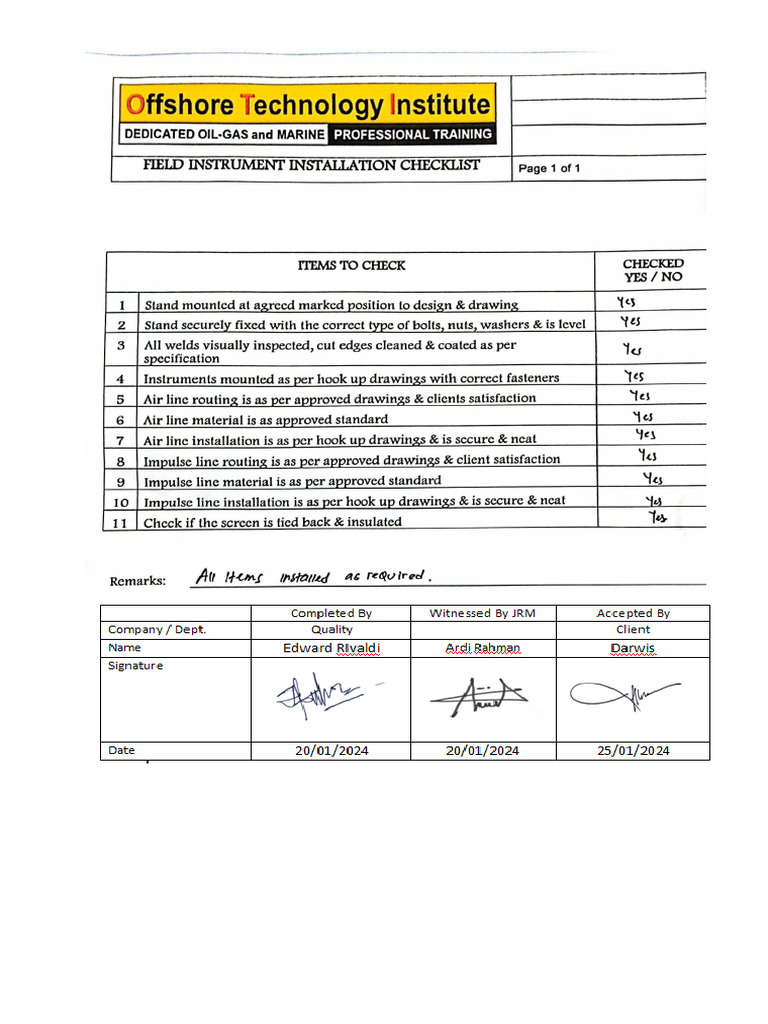 CP19.Mengatasi Trouble Pada Peralatan Instrument Lapangan | PDF
