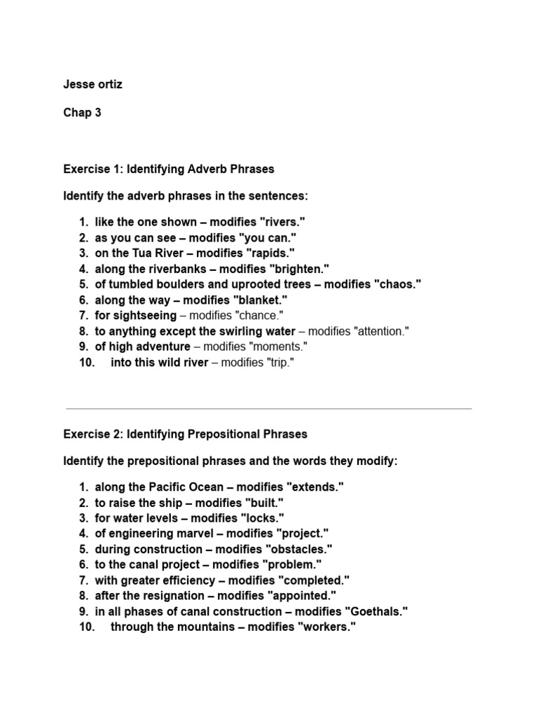 Chap 3 (1) | PDF | Adverb | Adjective