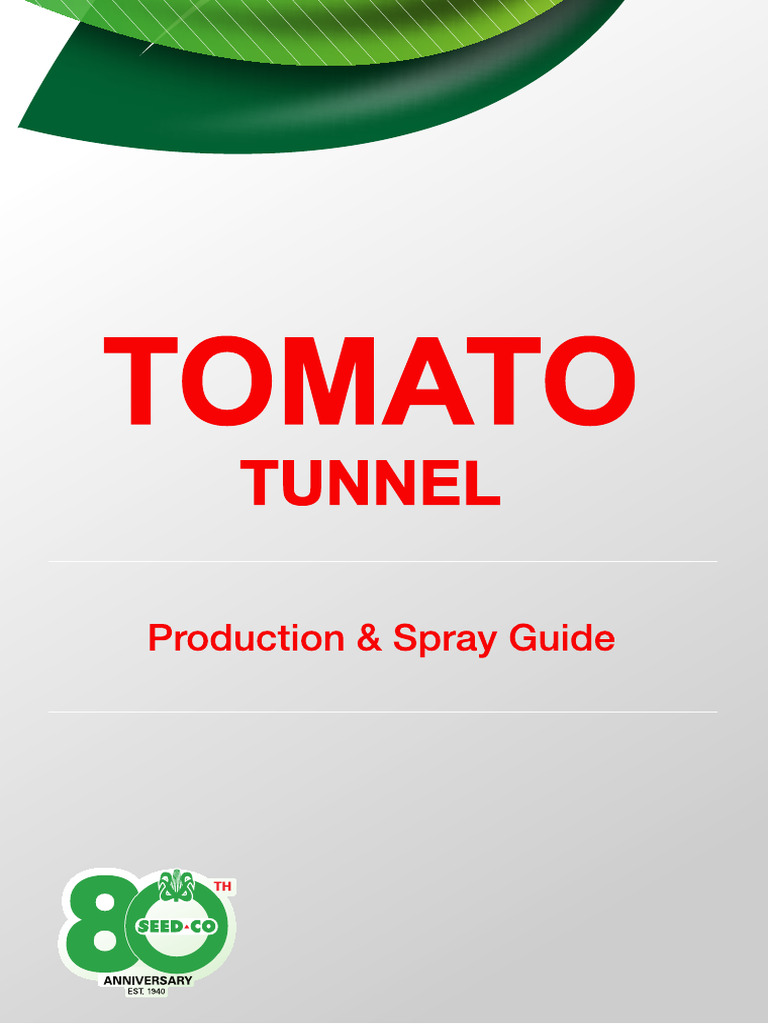 Tunnel Tomato | PDF | Fertilizer | Tomato