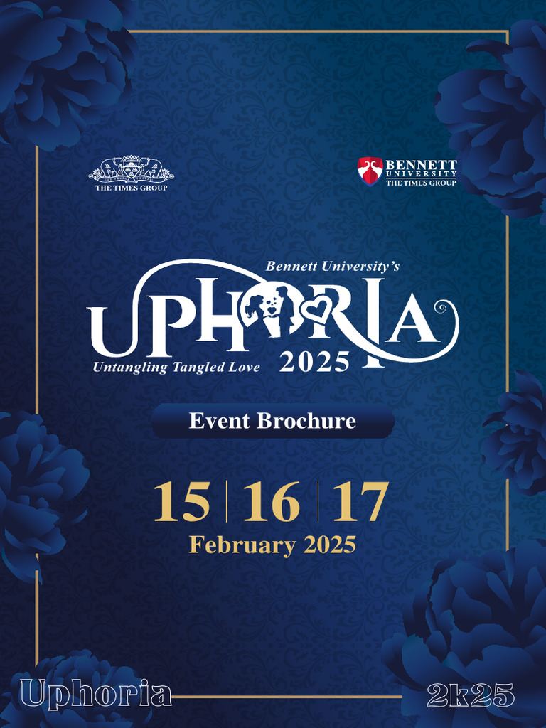 Uphoria 2025 Brochure | PDF | Dances | Singing