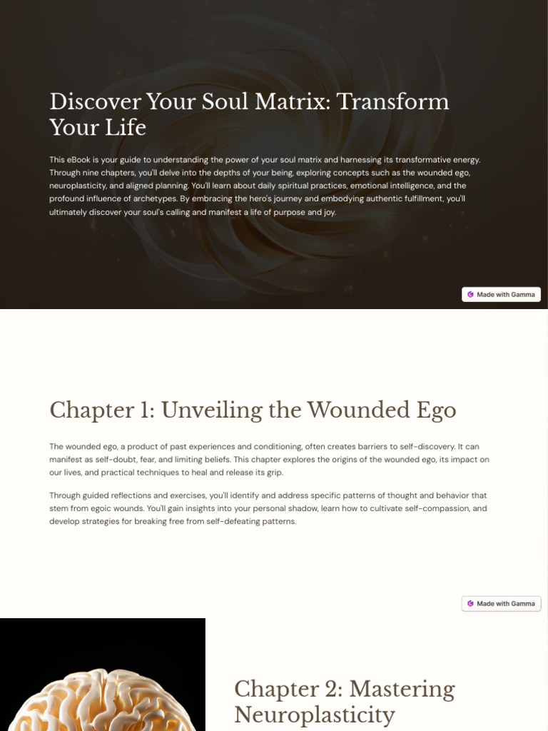 Soul Matrix Experience + 6 Layers of Your Soul | PDF | Habits | Thought