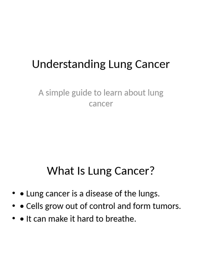 Essential Guide to Lung Cancer Awareness | PDF