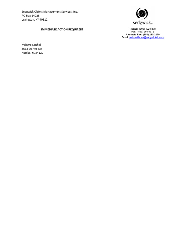 2048 - Wal - DL - STD & Fmla Approval PCK | PDF