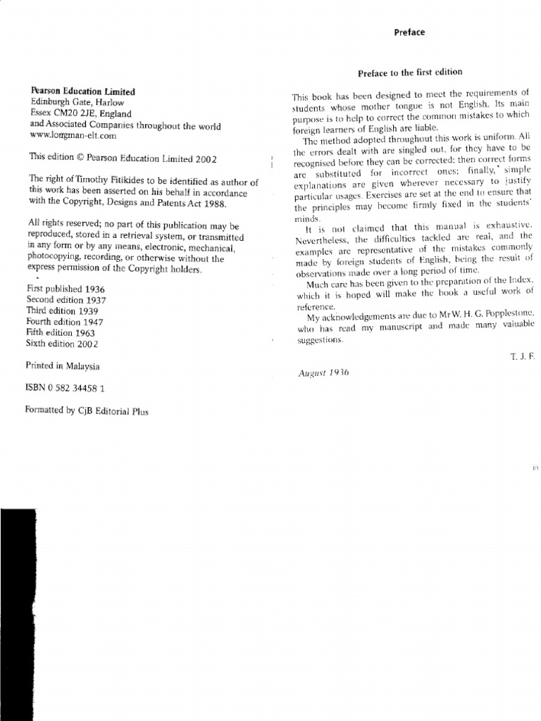 Common Mistakes in English (With Exercises) | PDF