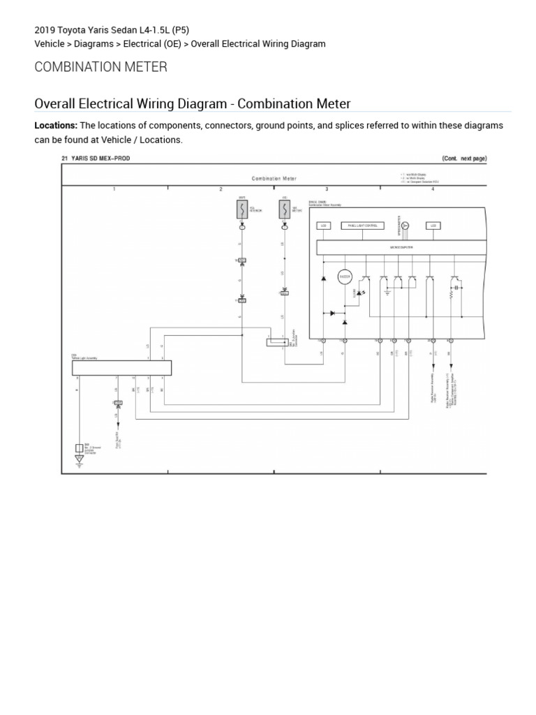 Combination Meter | PDF