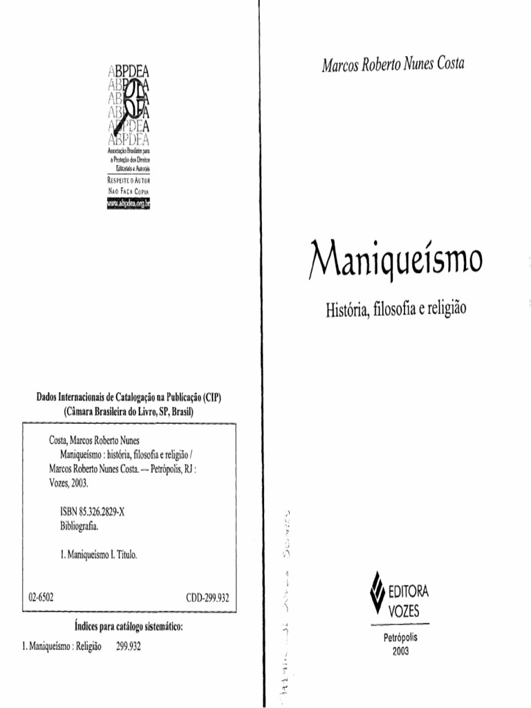 Maniqueísmo: História e Filosofia | PDF | Crença e doutrina religiosa