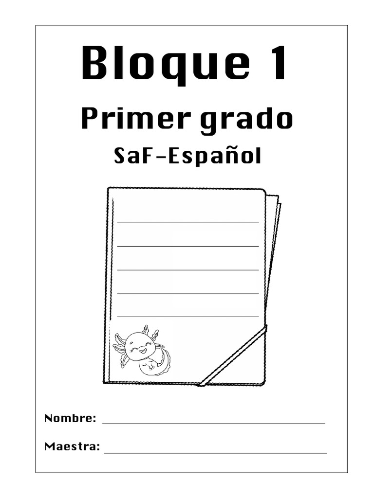 Portada Carpeta o Folder 1A | PDF