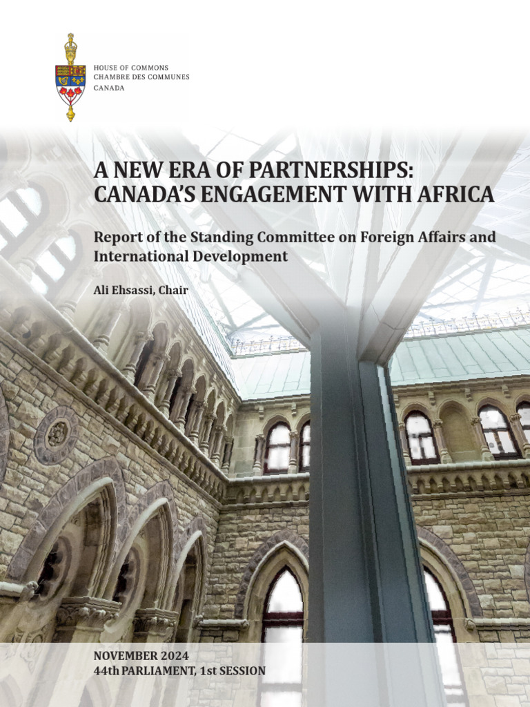 A NEW ERA OF PARTNERSHIP - CANADA’S ENGAGEMENT WITH AFRICA Report of ...