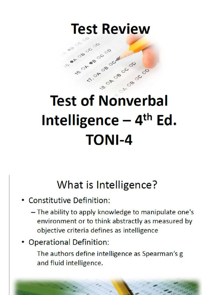 5 Test of Non Verbal Intelligence TONI 4 21102024 024508pm | PDF