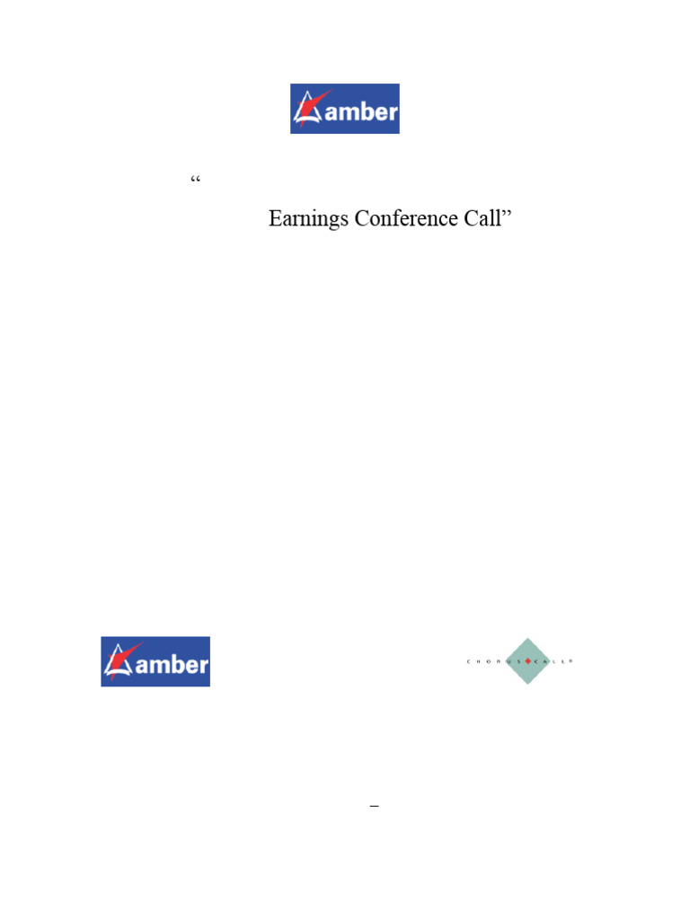 Amber Transcript Sep20 | PDF | Power Inverter | Air Conditioning
