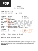 Template Kwitansi Kosong Excel | PDF