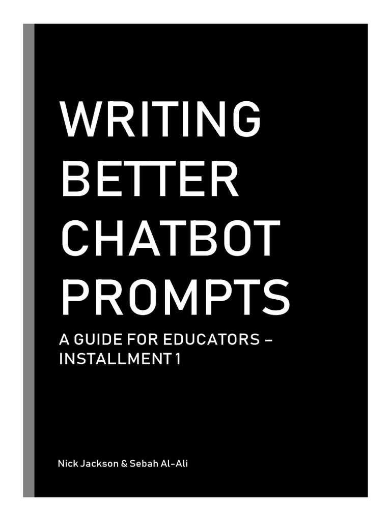 Effective Chatbot Prompts for Educators | PDF