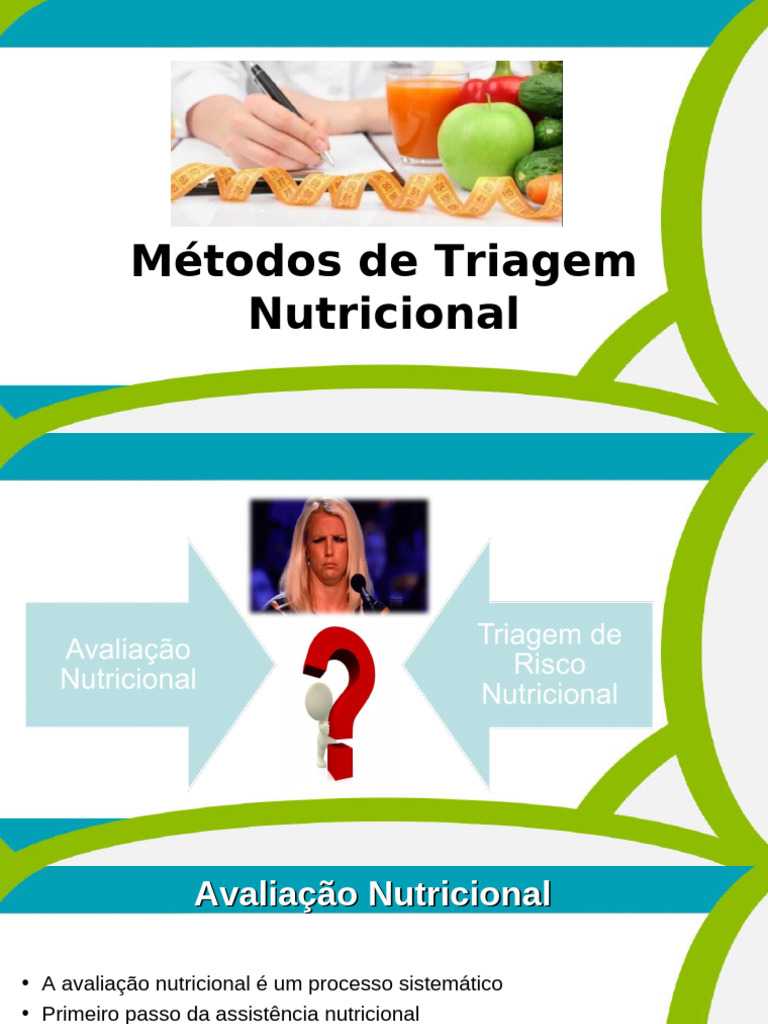 Métodos de Triagem Nutricional Eficazes | PDF | Remédio ...