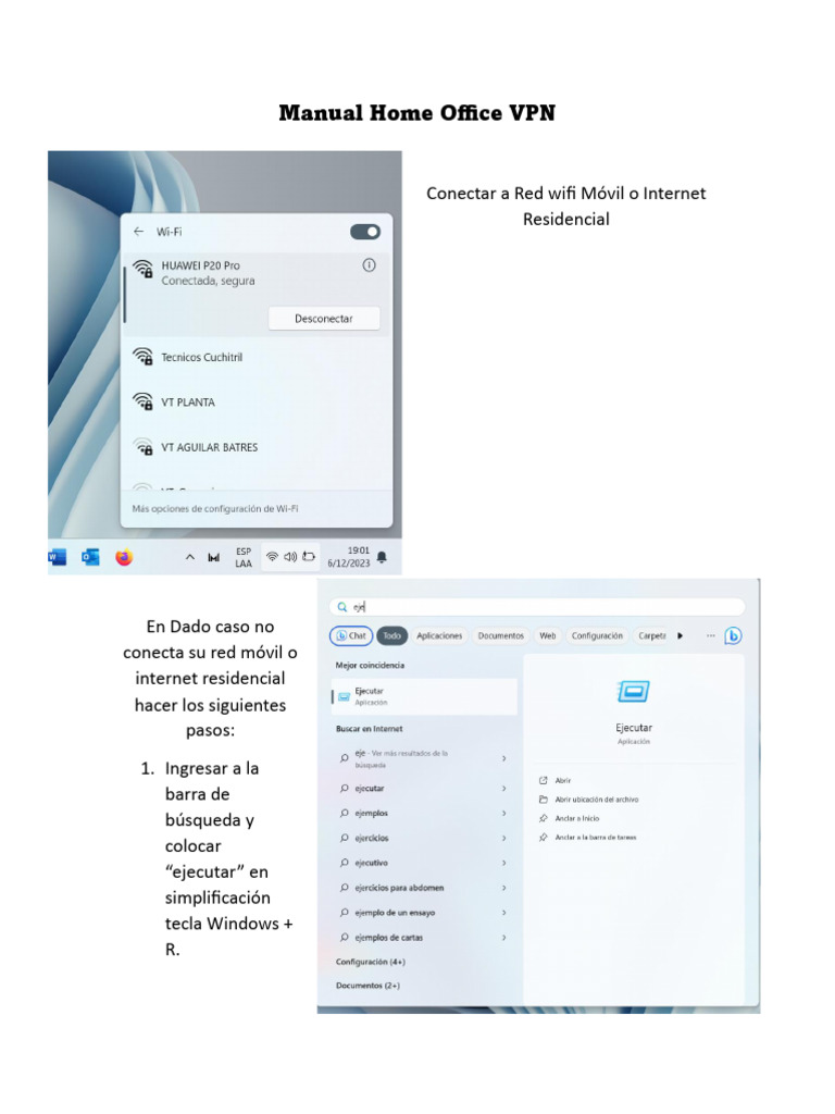 Configuración de VPN en Home Office | PDF