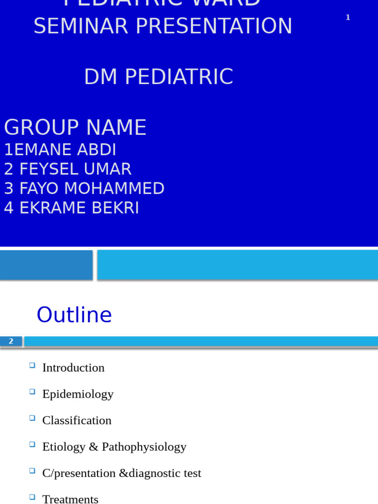 Pediatric Dm 2 Pdf Diabetes Clinical Medicine